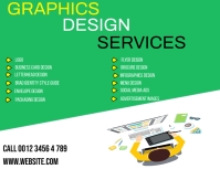 GRAPHIC DESIGN SERVICES Template | PosterMyWall