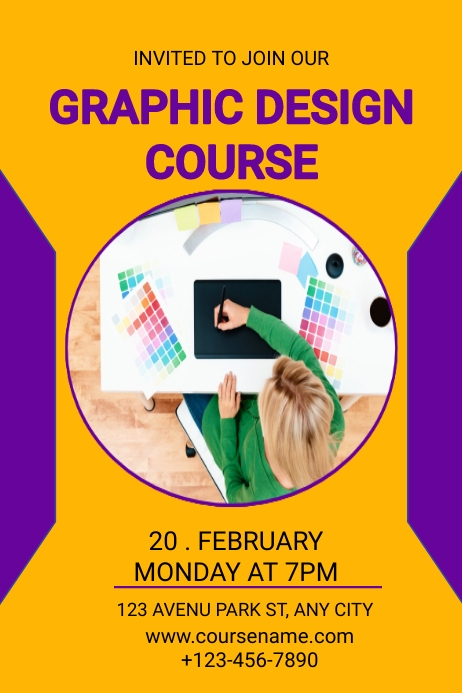 Copy of graphic design courrse teamplate | PosterMyWall