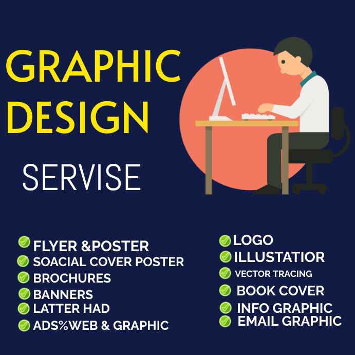 Modèle graphic design post 2024 | PosterMyWall