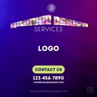 Graphic Design Services Square Video Ad Template | PosterMyWall