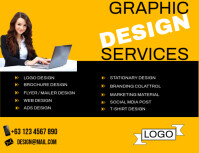 GRAPHIC DESIGN SERVICES TEMPLATE | PosterMyWall