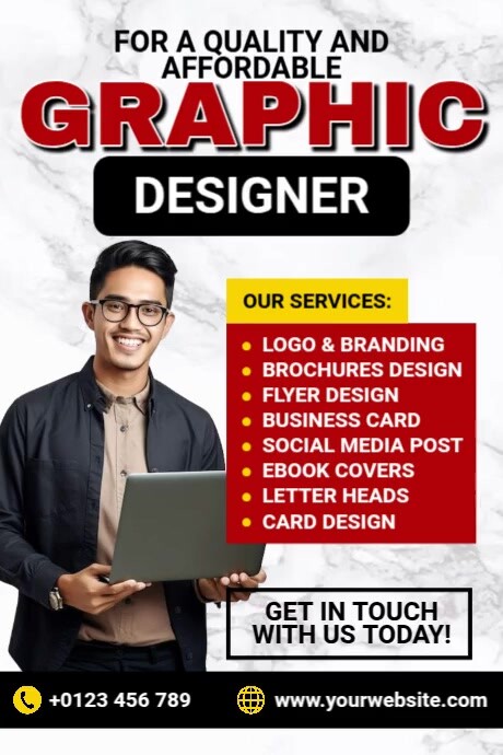 Graphic Designer Ads Template | PosterMyWall