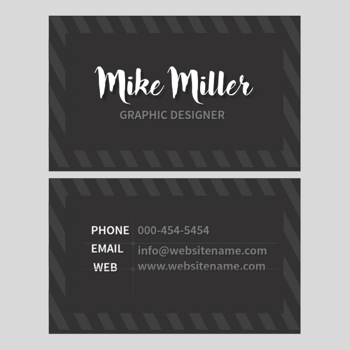 Graphic Designer Calling Card Template | PosterMyWall