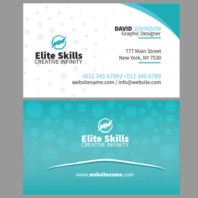 Copy of Graphic Designer Card | PosterMyWall