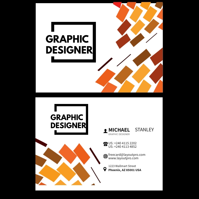 Graphic Designer Card Templat | PosterMyWall