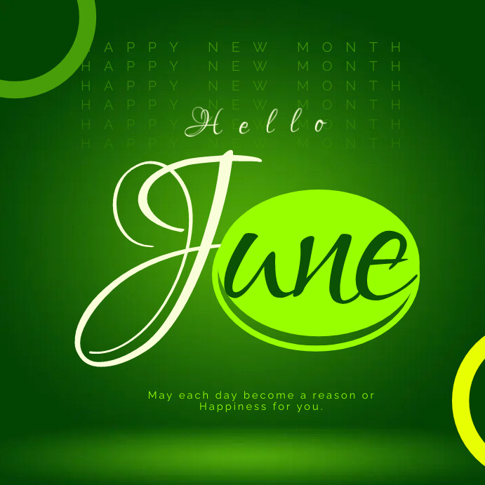 graphics design happy new month wishes, greet Template | PosterMyWall