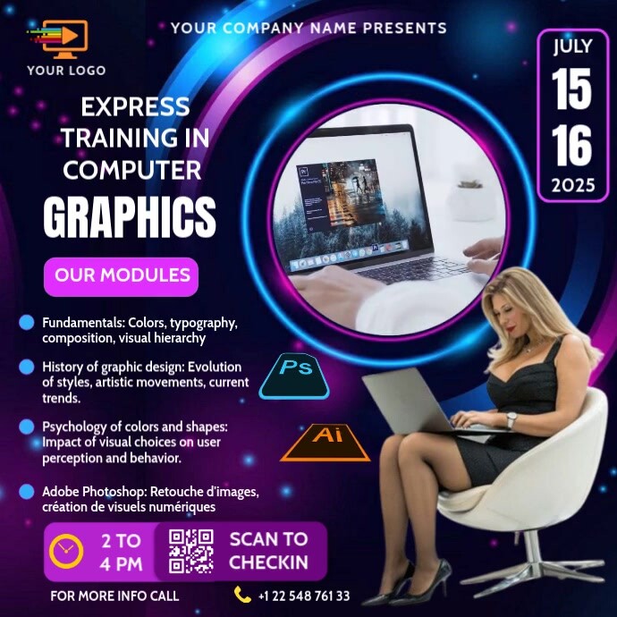 Copy of graphics designer flyer template | PosterMyWall