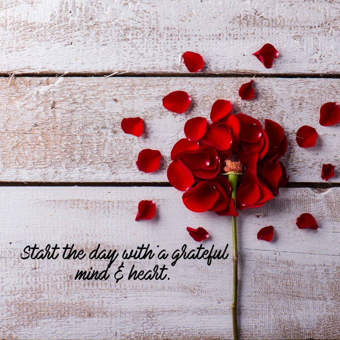 Copy of Grateful mind & heart | PosterMyWall