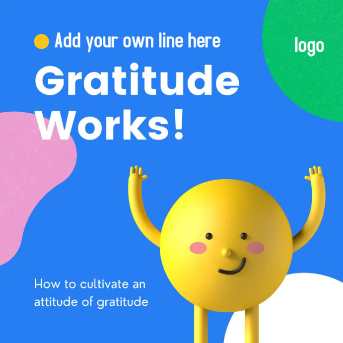 Gratitude Template | PosterMyWall