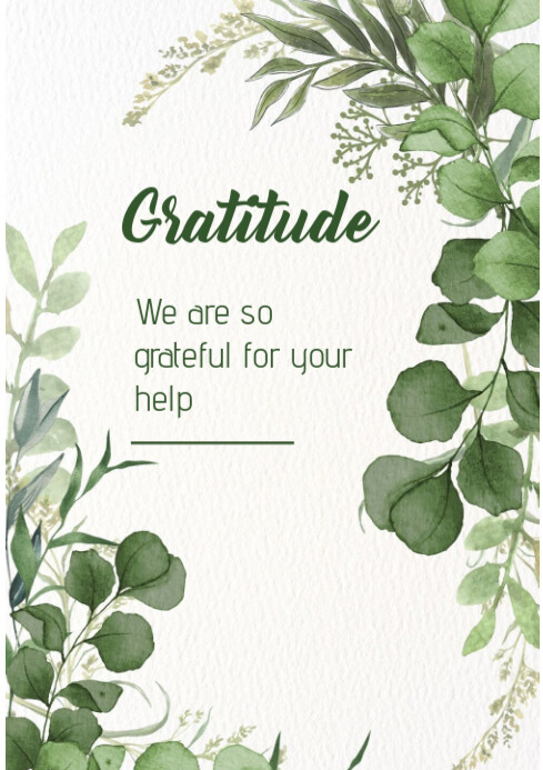 Gratitude templates design | PosterMyWall