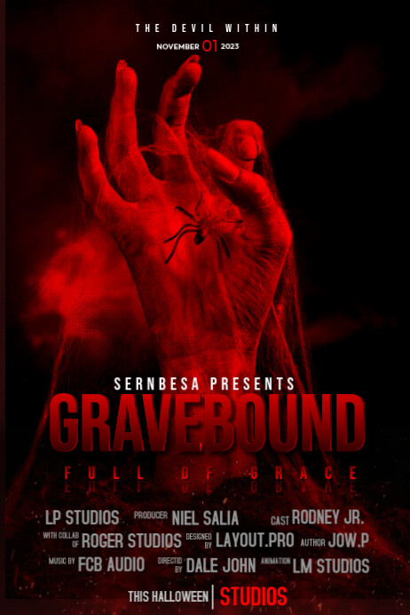 Copy of Gravebound Movie Poster | PosterMyWall