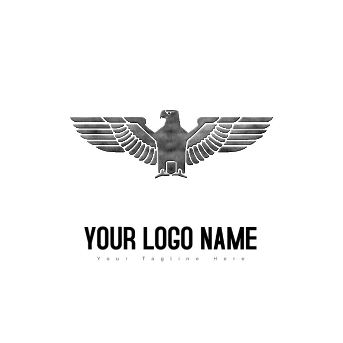 Gray bird logo Template | PosterMyWall