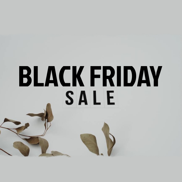 Gray Elegant Black Friday Sale Design Poster Template | PosterMyWall