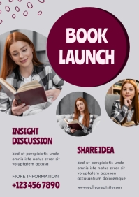 Retro Book Launch Event Advertisement Template | PosterMyWall