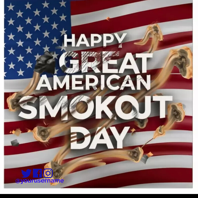 Great American Smokeout Template | PosterMyWall
