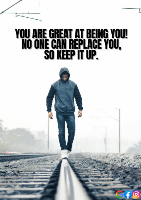 GREAT AND REPLACE QUOTE TEMPLATE | PosterMyWall