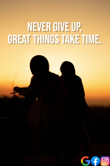 GREAT AND THINGS QUOTE TEMPLATE | PosterMyWall