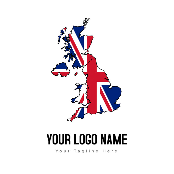 Great Britain Map Logo Template | PosterMyWall
