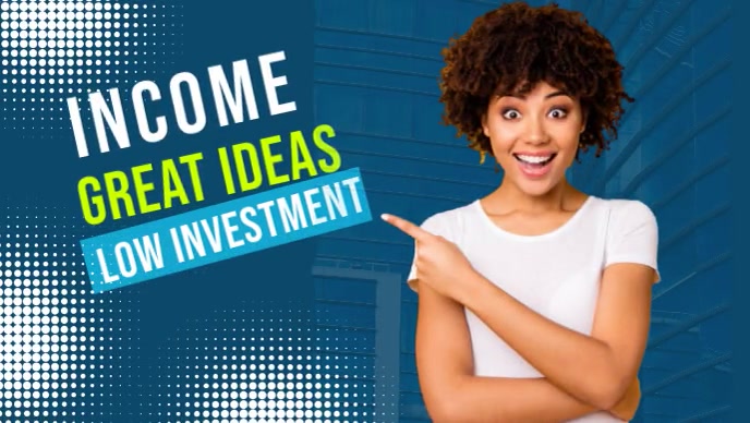 Great Ideas Low Investment YouTube Thumbnail Template | PosterMyWall