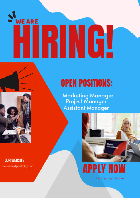 Copy of great job post site come to join now 2025 | PosterMyWall