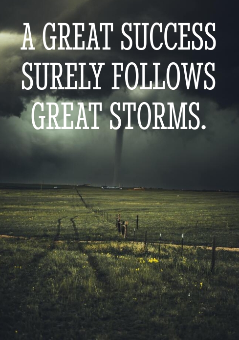 GREAT SUCCESS QUOTE TEMPLATE | PosterMyWall