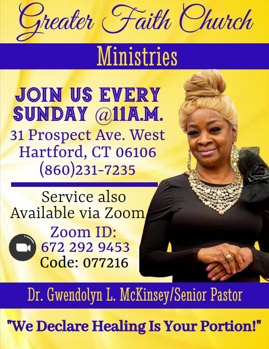 Modèle Greater Faith Sundays 2 | PosterMyWall