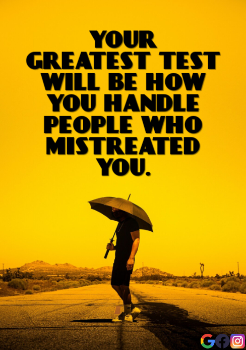 GREATEST AND MISTREATED QUOTE TEMPLATE | PosterMyWall