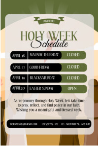 Holy Week 2025 Template | PosterMyWall