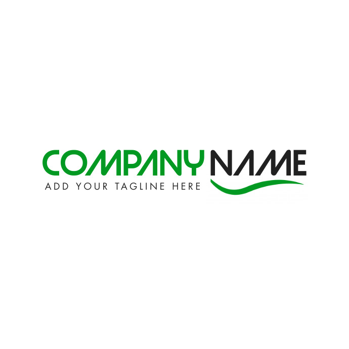 green and grey colors logo business template | PosterMyWall