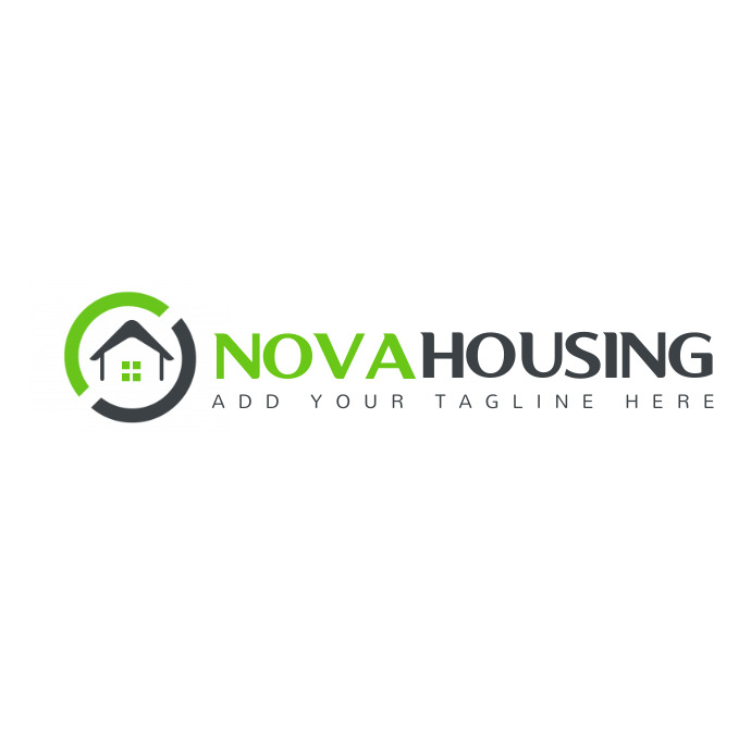 Copy of green and grey colors logo template design | PosterMyWall