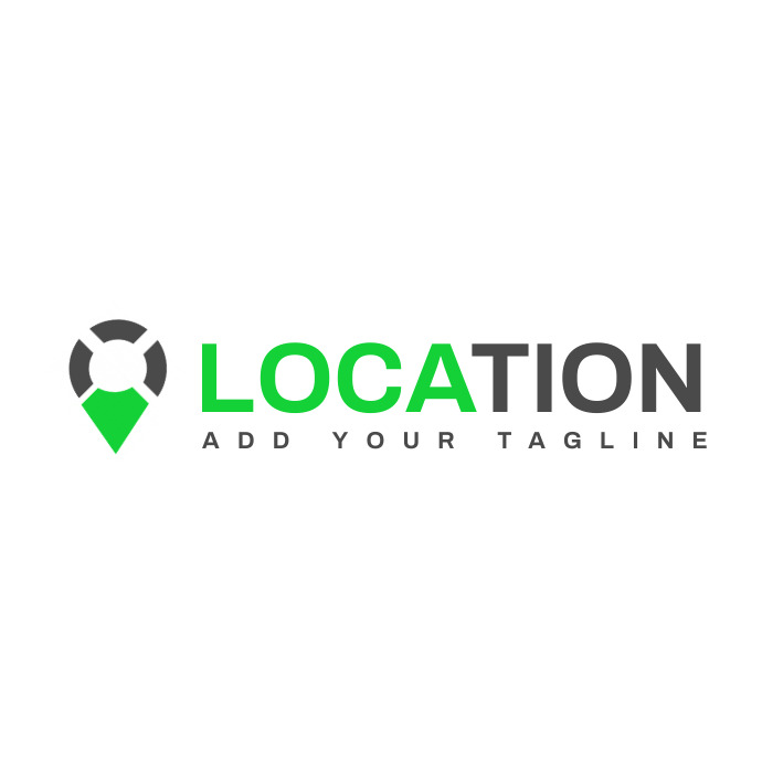 green and grey logo alphanumeric icon Template | PosterMyWall