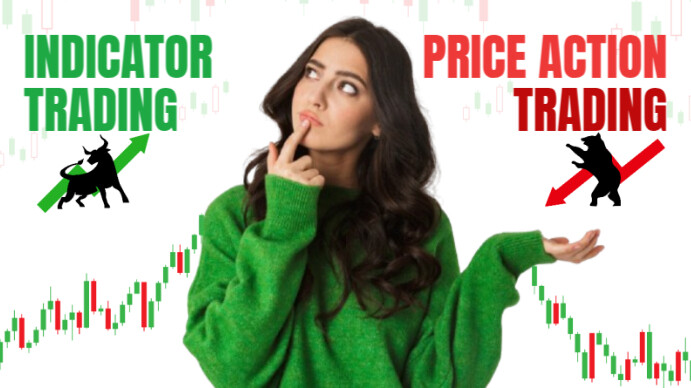 Green and Red Clean Bold Trading Tutorial YouTube Thumbnail Template ...