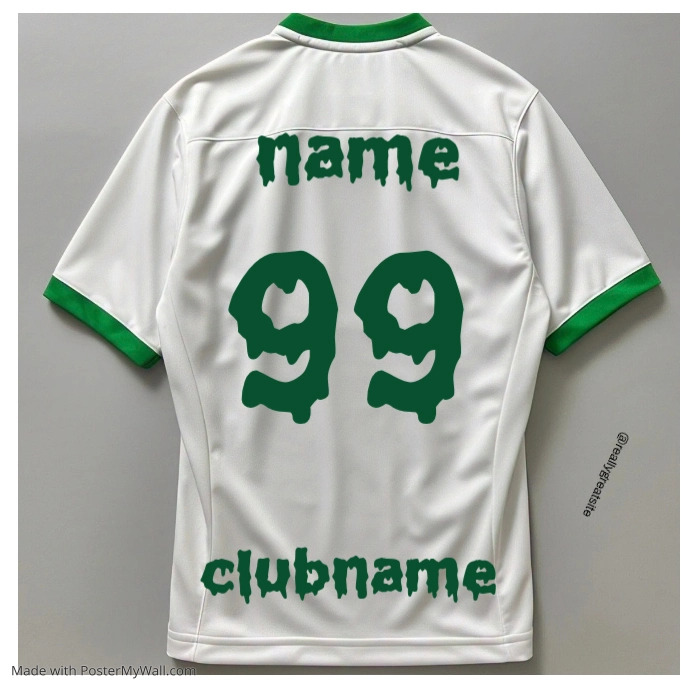 Plantilla de Green and White Maximalist Jersey Top Instagram Post ...