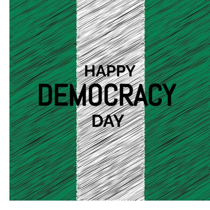 Copy of Green and white Professional Democracy Day Instagram Post ...