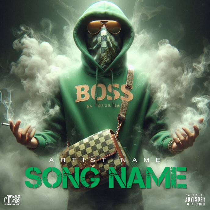 Copy of Green Cd Mixtape/album Cover Artwork Album Cover | PosterMyWall