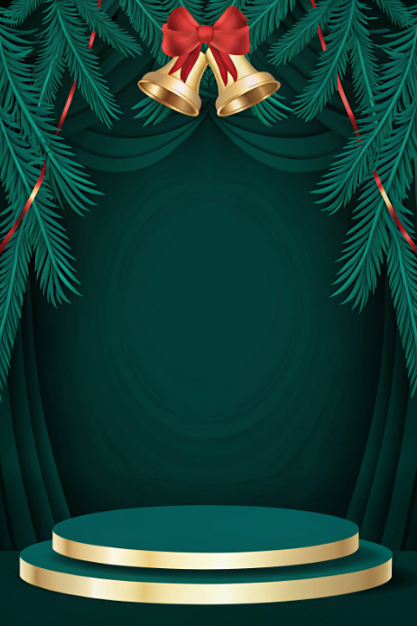 Green Christmas And Holiday Poster Template | PosterMyWall