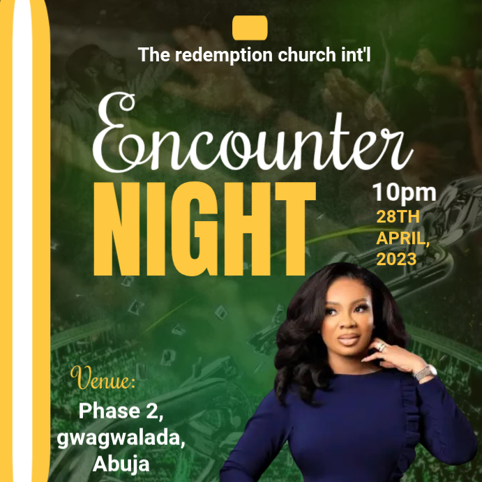 Green Church Event Square Template | PosterMyWall