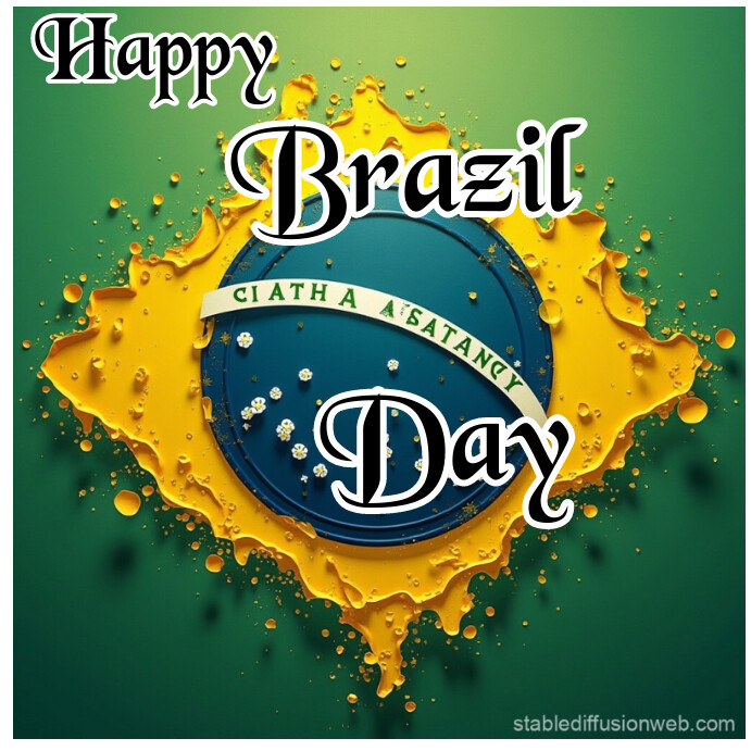 Modèle Green Collage Brazil Day Instagram Post | PosterMyWall