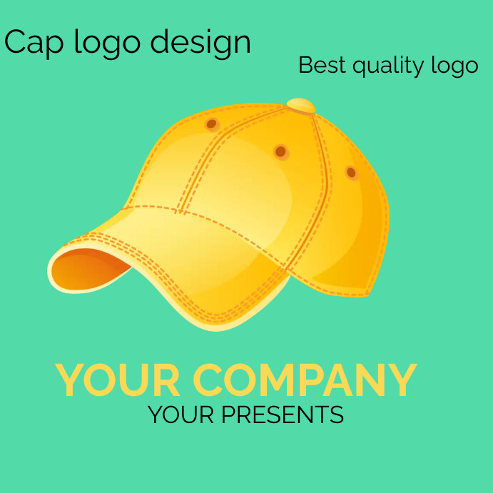 Green Collage Cap Logo Design And Best Qualit Template | PosterMyWall