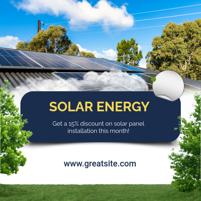 Copy of Green energy advert | PosterMyWall