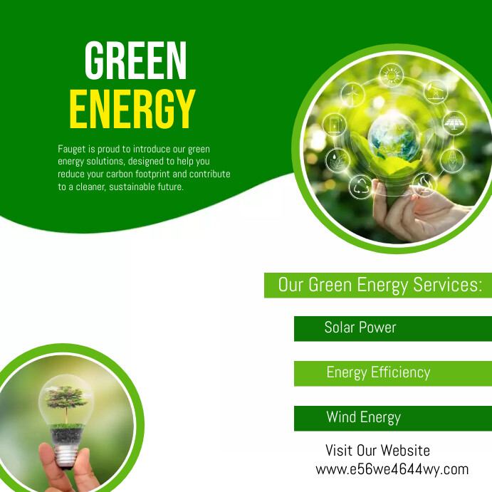 Copy of Green Energy | PosterMyWall