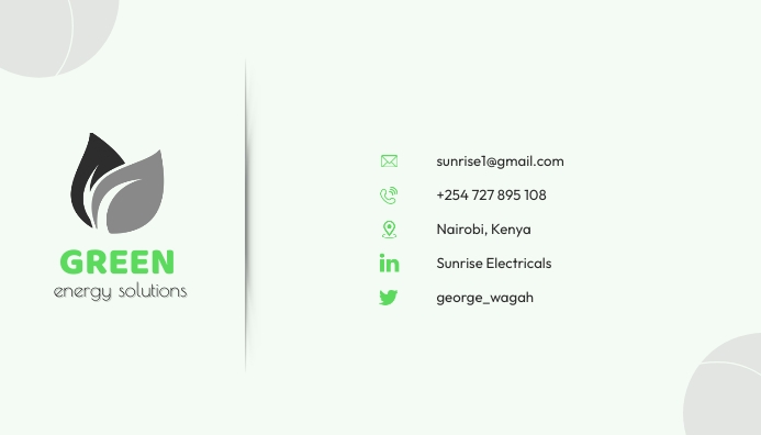 green energy solutions (1) Template | PosterMyWall