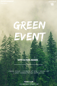 Blue event party flyer template | PosterMyWall