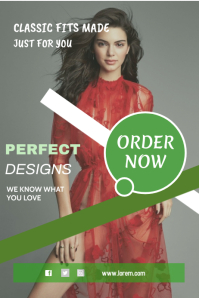 Fashion Model Poster Template | PosterMyWall