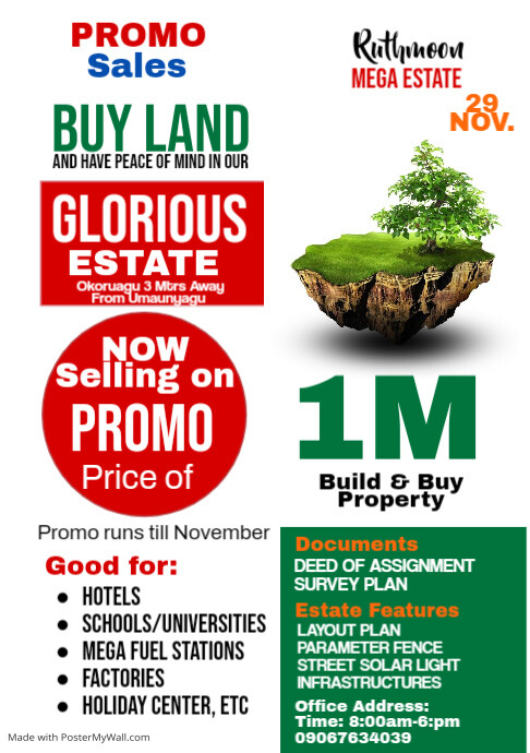 Green floral Black Friday Sales Flier Template | PosterMyWall