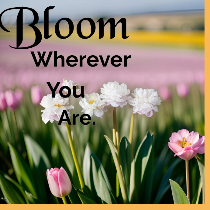 Green Floral Blooms Day Flyer Design Instagr Template | PosterMyWall