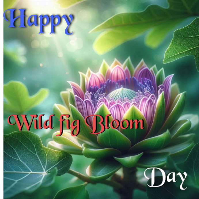 Plantilla de Green Floral Happy Wild Fig Bloom Day Instagram Post ...