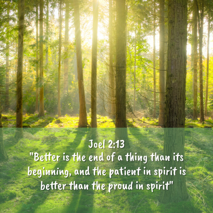 Copia de Green Floral Joel 2:13 Pos Instagram | PosterMyWall