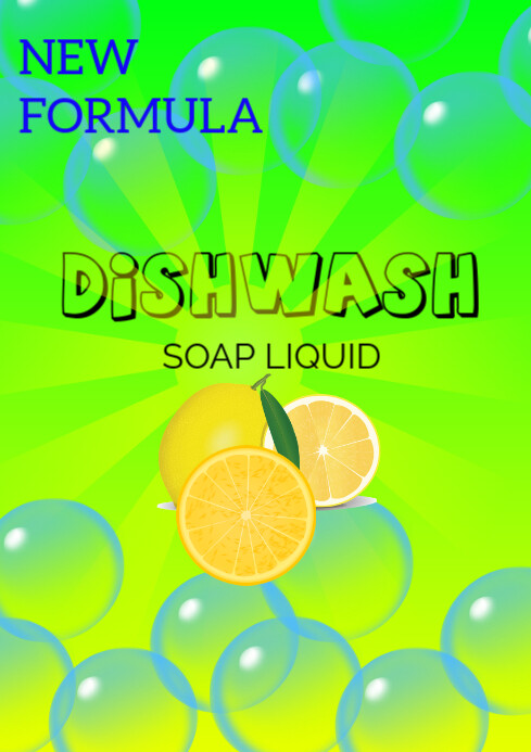 Green Floral Packaging Label Design A4 Template | PosterMyWall