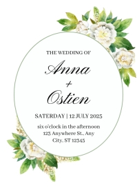 wedding invitation a4 Template | PosterMyWall